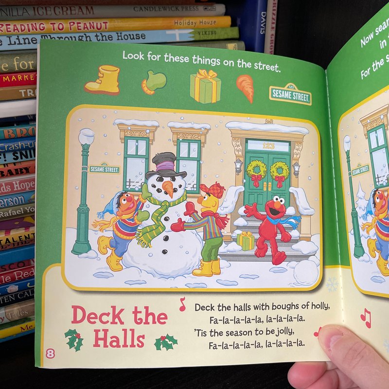 Elmo’s Christmas Picture Puzzles & Songs by Sesame Street, Paperback ...