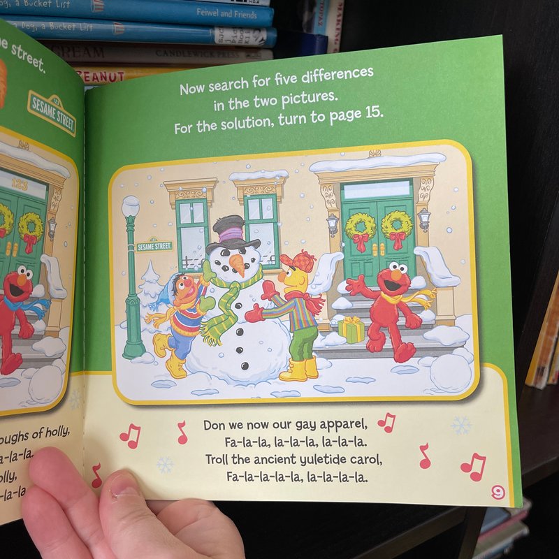 Elmo’s Christmas Picture Puzzles & Songs by Sesame Street, Paperback ...