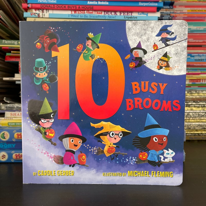 10 Busy Brooms by Carole Gerber