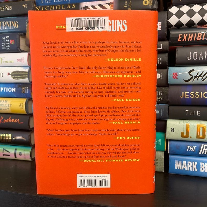 Big Guns by Steve Israel, Hardcover | Pangobooks Big Guns by Steve Israel, Hardcover | Pangobooks