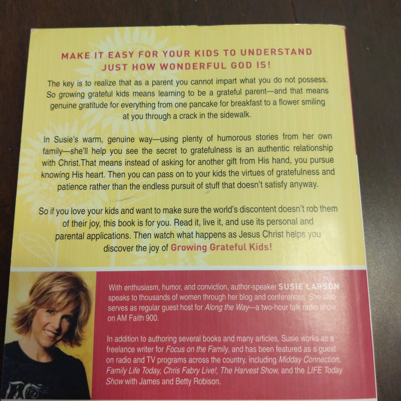 Growing Grateful Kids by Susie Larson, Paperback | Pangobooks