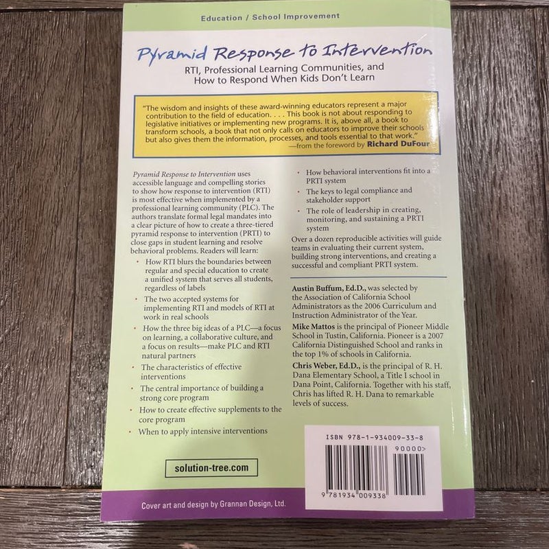 Pyramid Response to Intervention by Austin Buffum, Mike Mattos, Chris Weber