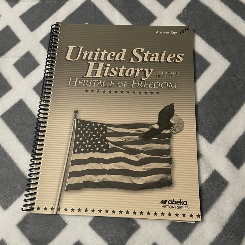 United States History answer key by Abeka, Paperback | Pangobooks