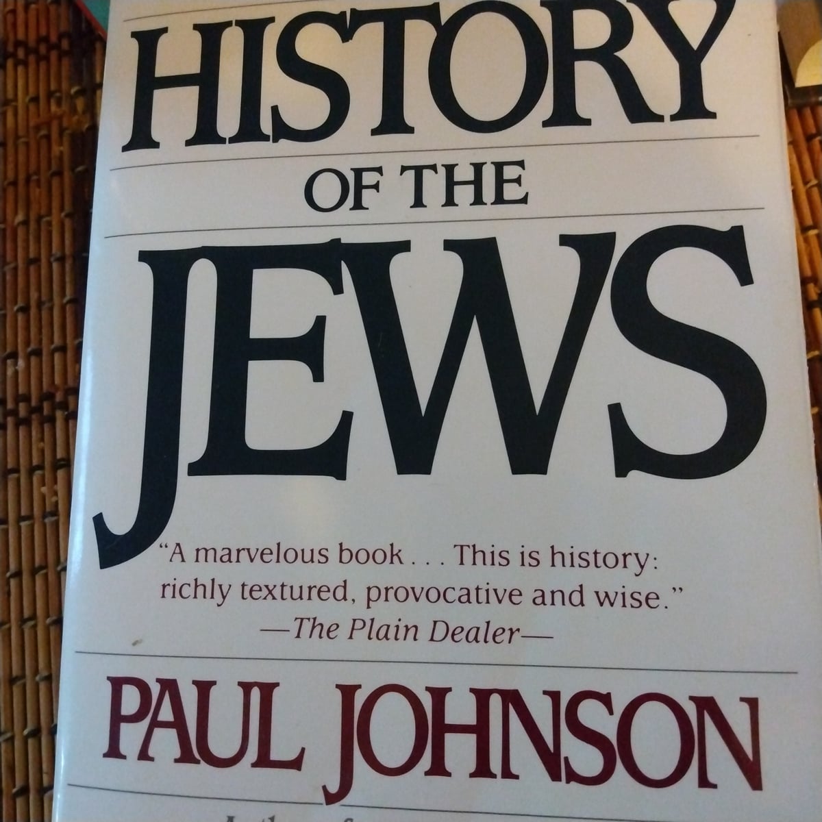 A History of the Jews by Paul Johnson