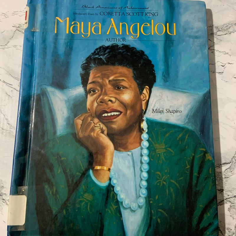 Maya Angelou by Miles Shapiro, Hardcover | Pangobooks