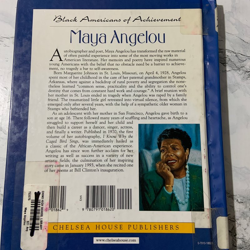 Maya Angelou by Miles Shapiro, Hardcover | Pangobooks