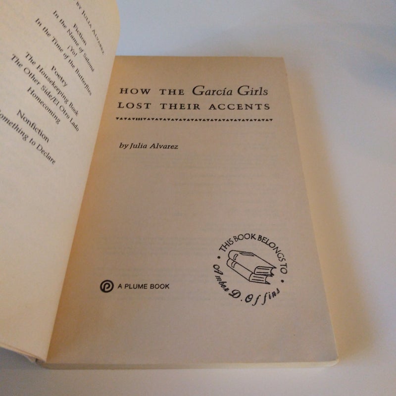 How the Garcia Girls Lost Their Accents