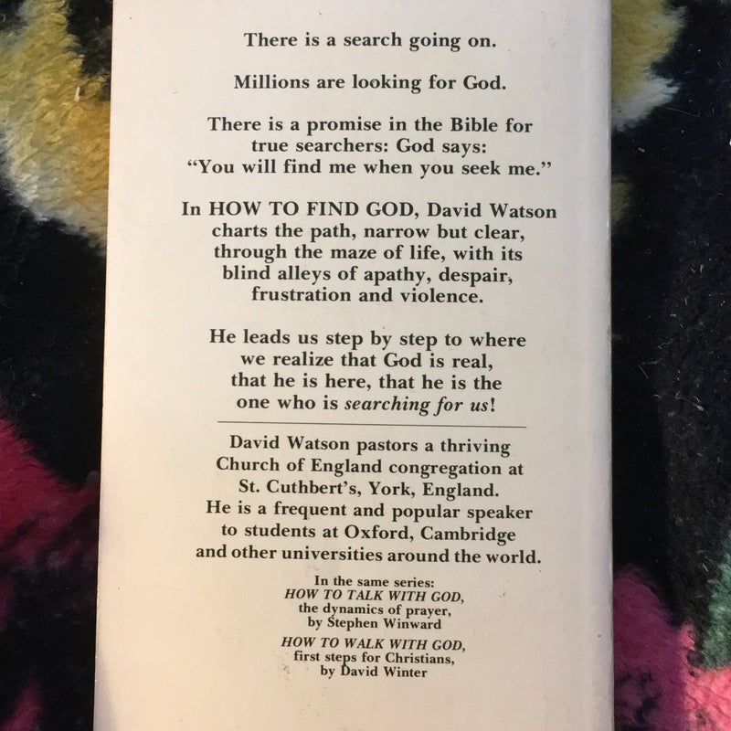 How to Find God by David Watson