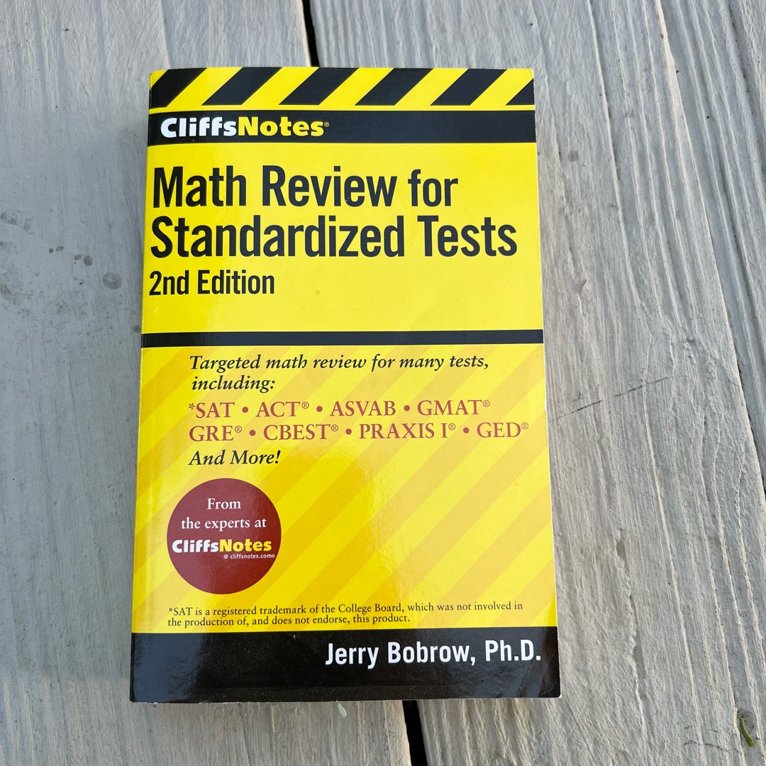 Math Review for Standardized Tests by Jerry Bobrow