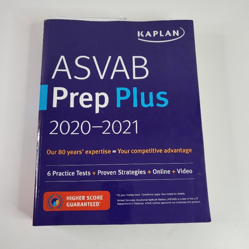 ASVAB Prep Plus 2020-2021 by Kaplan Test Prep, Paperback | Pangobooks