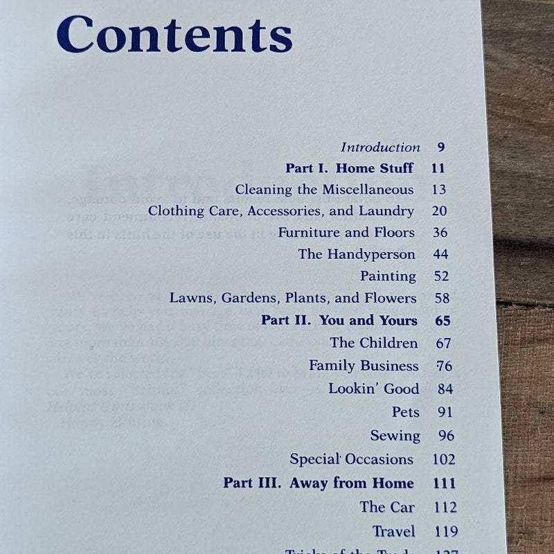 Mary Ellen's Best of Helpful Hints