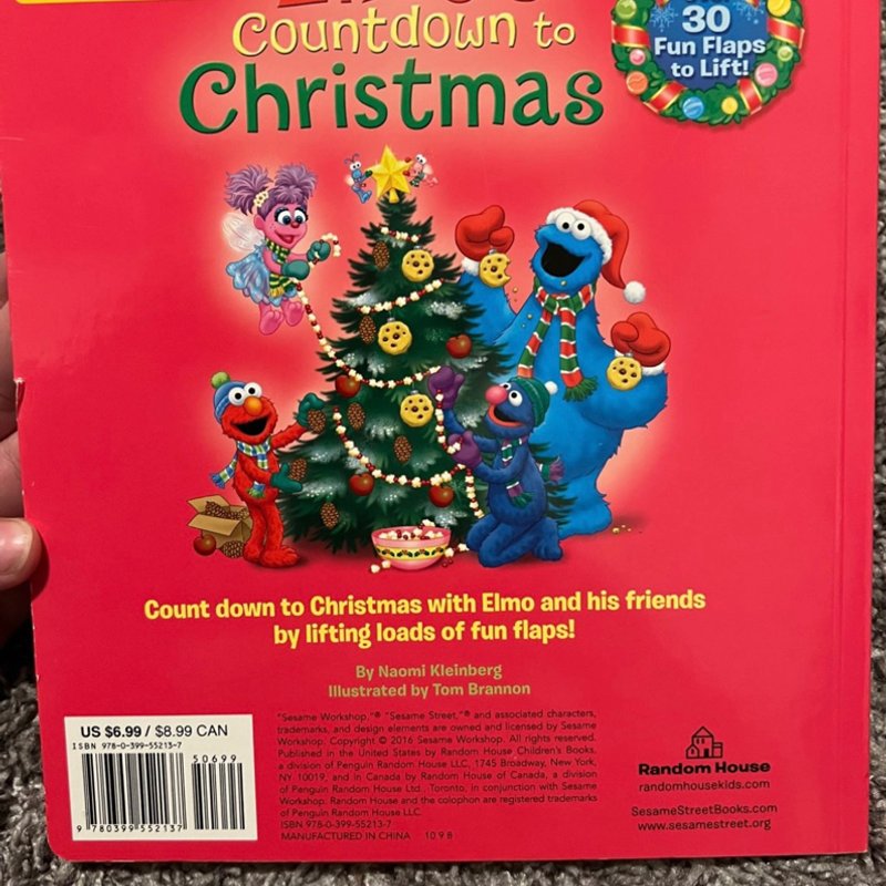 Elmo's Countdown to Christmas (Sesame Street) by Naomi Kleinberg