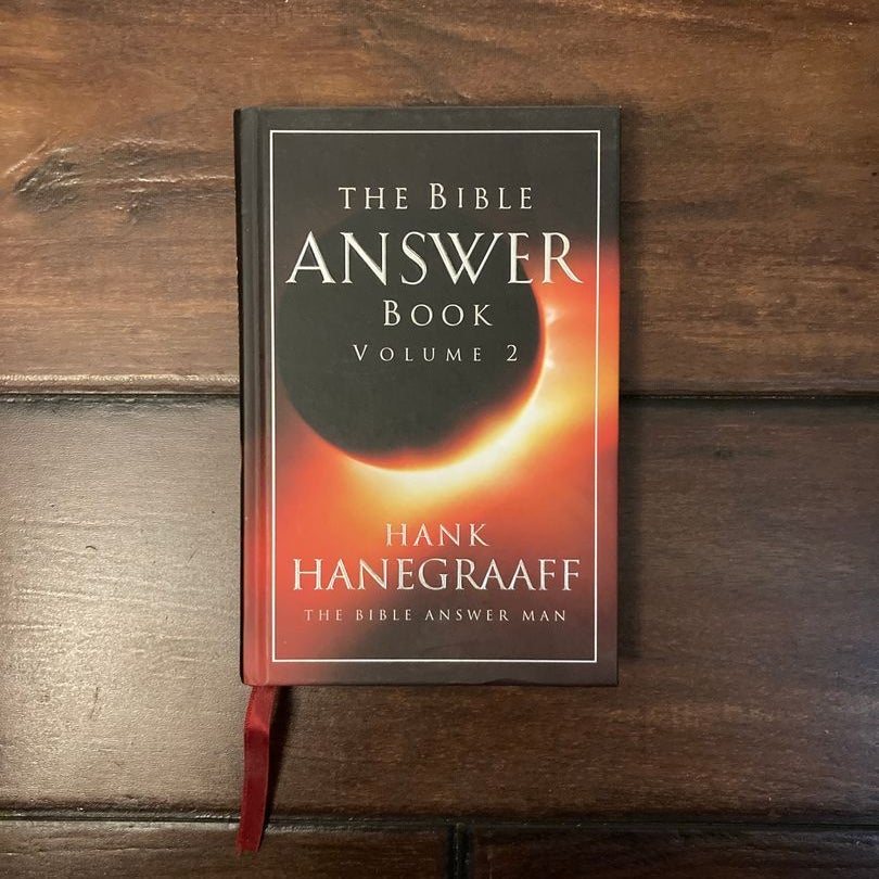 The Bible Answer Book by Hank Hanegraaff