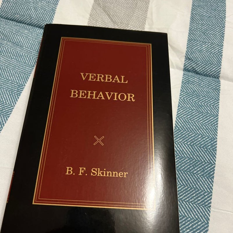 Verbal Behavior by B. F. Skinner, Jack Michael, E. A. Vargas