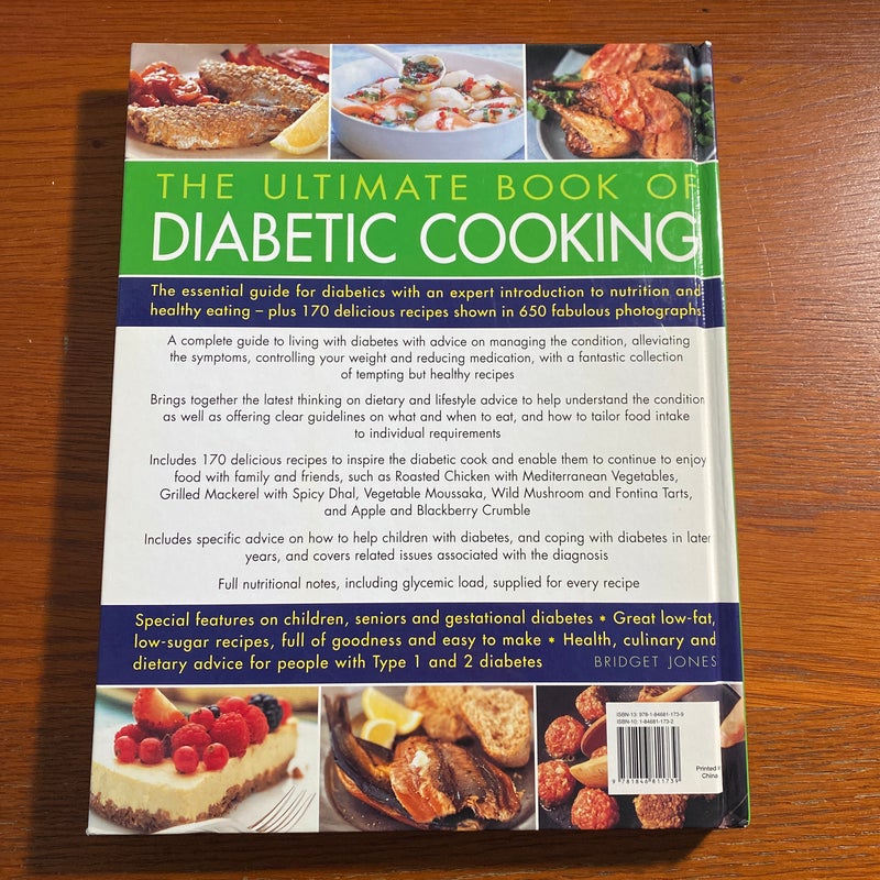 Ultimate Book of Diabetic Cooking by Bridget Jones