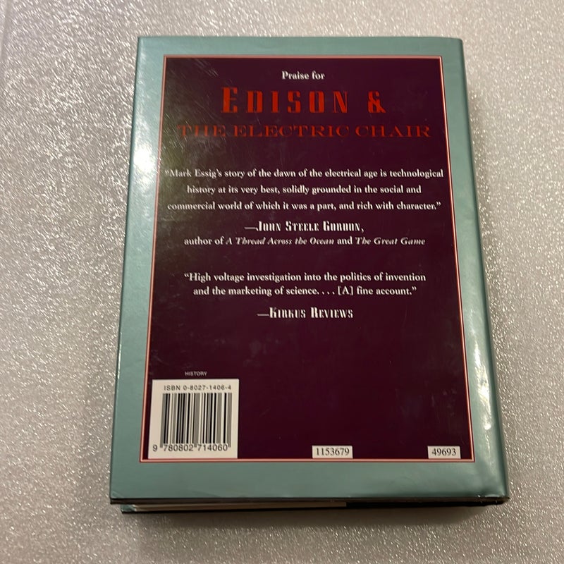 Edison and the Electric Chair by Mark Regan Essig, Hardcover | Pangobooks