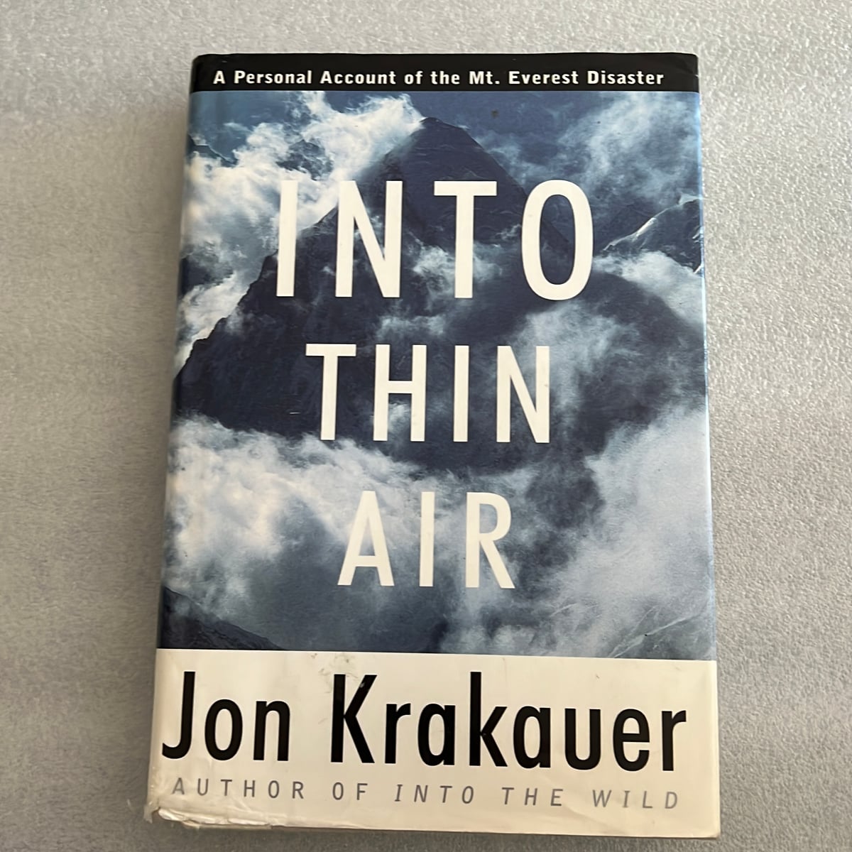 Into Thin Air by Jon Krakauer, Hardcover | Pangobooks