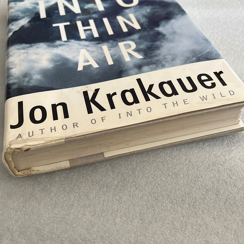 Into Thin Air by Jon Krakauer, Hardcover | Pangobooks