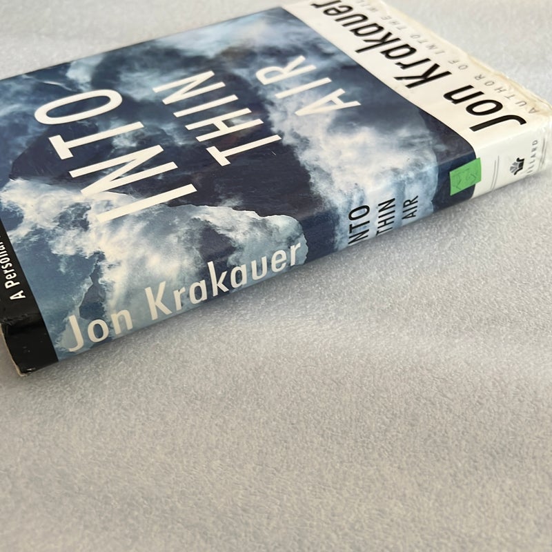 Into Thin Air by Jon Krakauer, Hardcover | Pangobooks