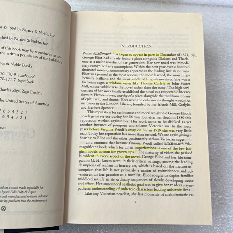 Middlemarch by George Eliot, Hardcover | Pangobooks