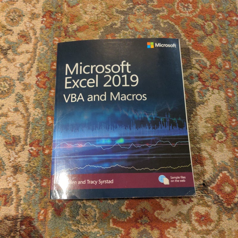 Microsoft Excel 2019 VBA and Macros by Bill Jelen, Tracy Syrstad
