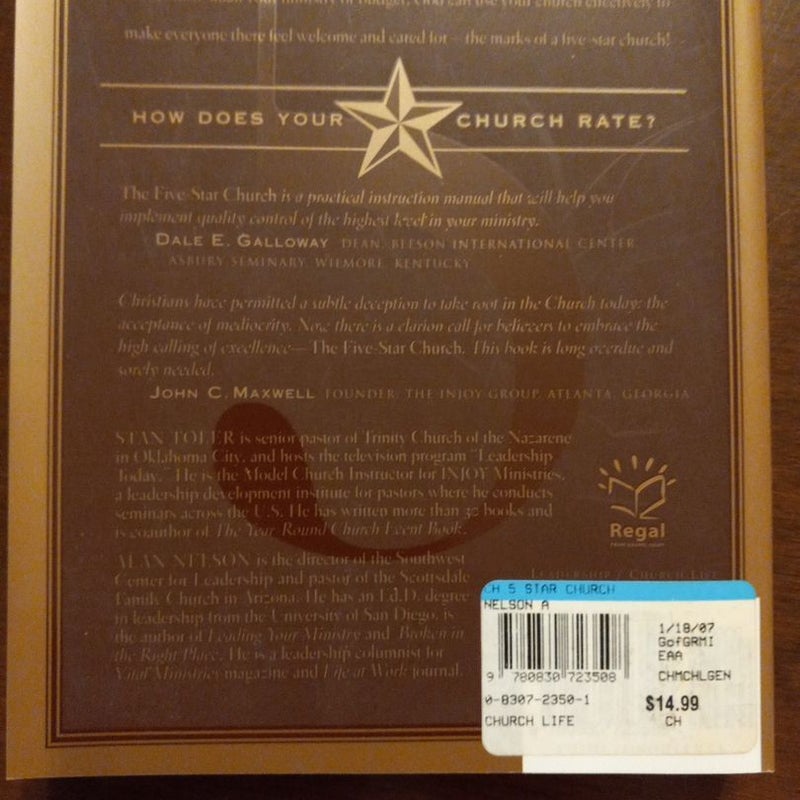 The Five Star Church by Stan Toler, Paperback | Pangobooks