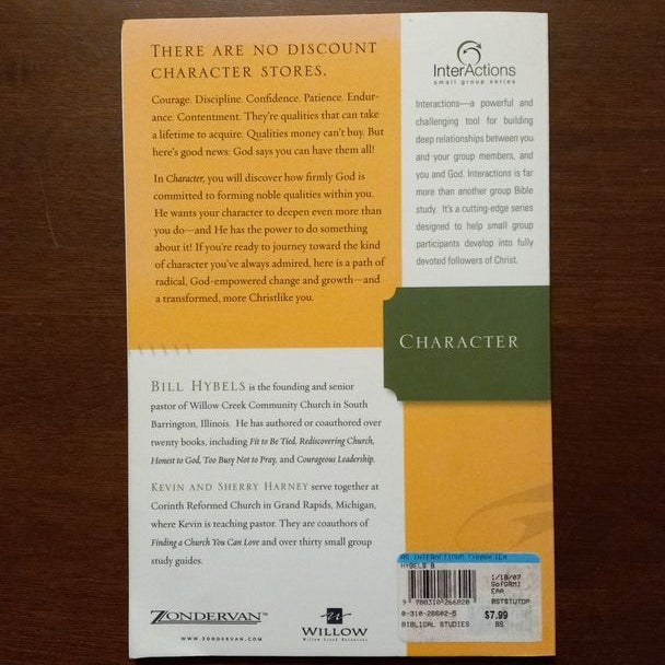 Character by Bill Hybels, Kevin Harney, Sherry Harney