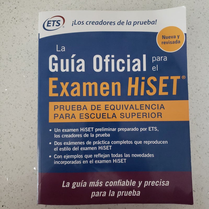 La Guia Oficial para el Examen HiSET by Educational Testing Service