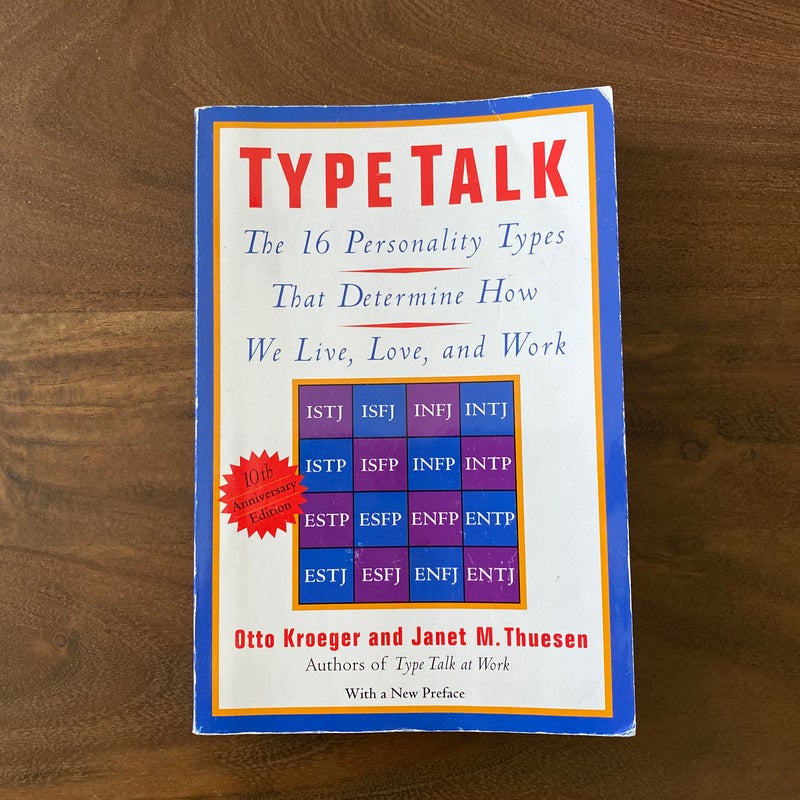 Type Talk by Otto Kroeger; Janet M. Thuesen, Paperback | Pangobooks