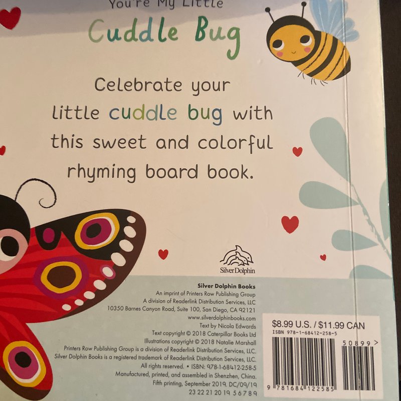You're My Little Cuddle Bug by Nicola Edwards; Natalie Marshall ...