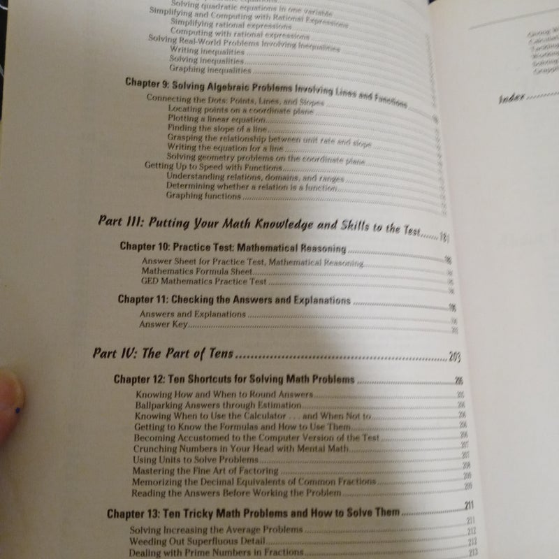 GED Mathematical Reasoning Test for Dummies by Murray Shukyn, Achim K ...