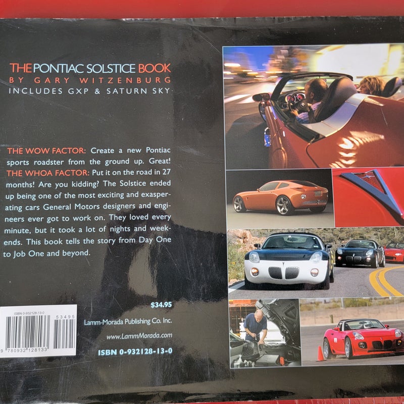The Pontiac Solstice Book by Gary Witzenburg, Hardcover | Pangobooks