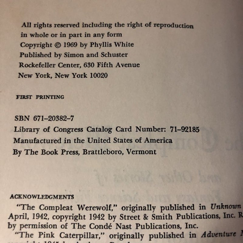 The Complete Werewolf by Anthony Boucher, Hardcover | Pangobooks