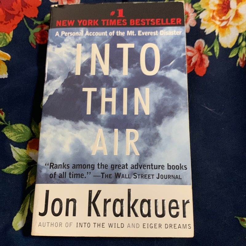 Into Thin Air by Jon Krakauer, Paperback | Pangobooks