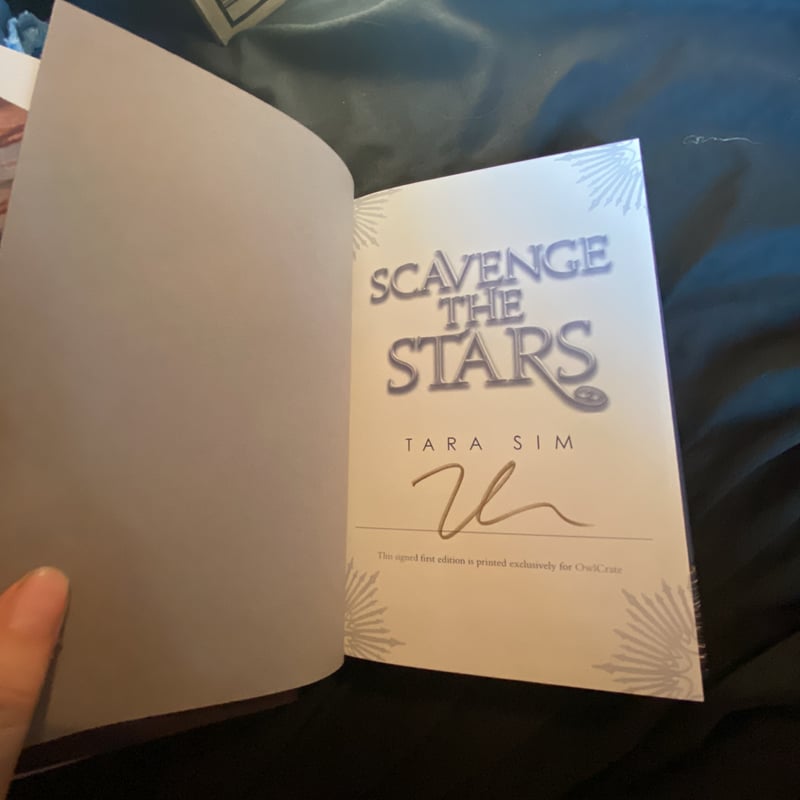 Signed Scavenge The Stars by Tara Sim, Hardcover | Pangobooks