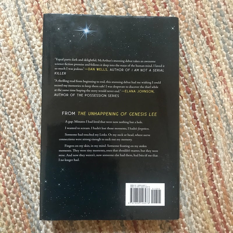 The Unhappening of Genesis Lee by Shallee McArthur, Hardcover | Pangobooks