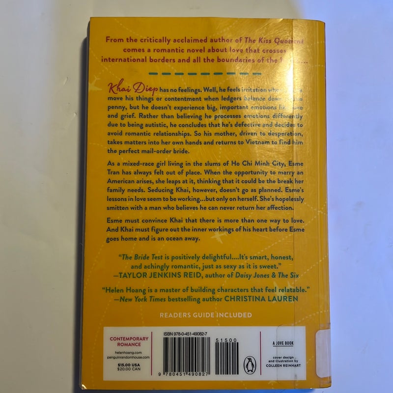 The Bride Test by Helen Hoang, Paperback | Pangobooks