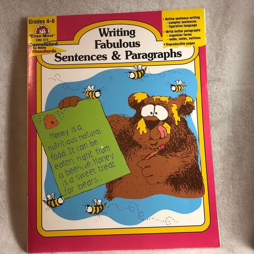 Writing Fabulous Sentences and Paragraphs by Evan-Moor Educational ...