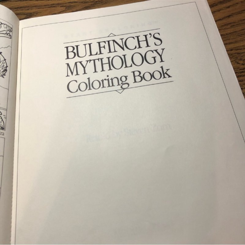 Bulfinch's Mythology by Steven Zorn