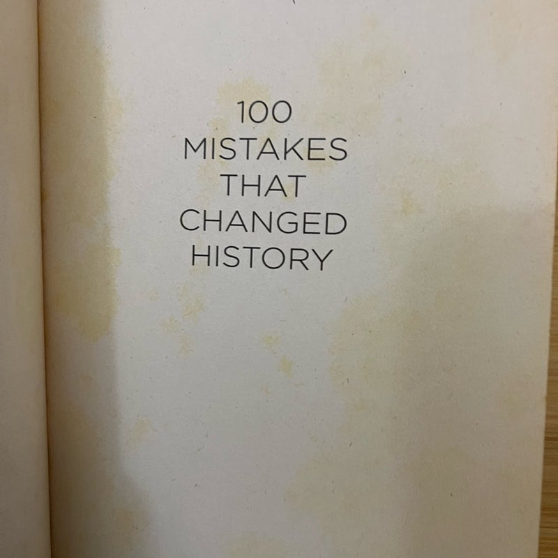 100 Mistakes That Changed History by Bill Fawcett, Paperback | Pangobooks
