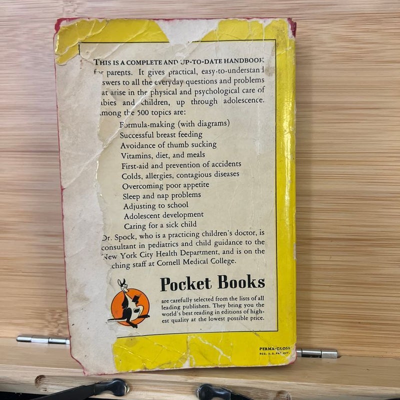 The Pocket Book Of Baby and Child Care by Benjamin Spock M.D ...