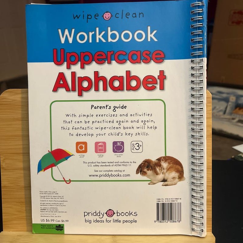 Wipe Clean Workbook Uppercase Alphabet