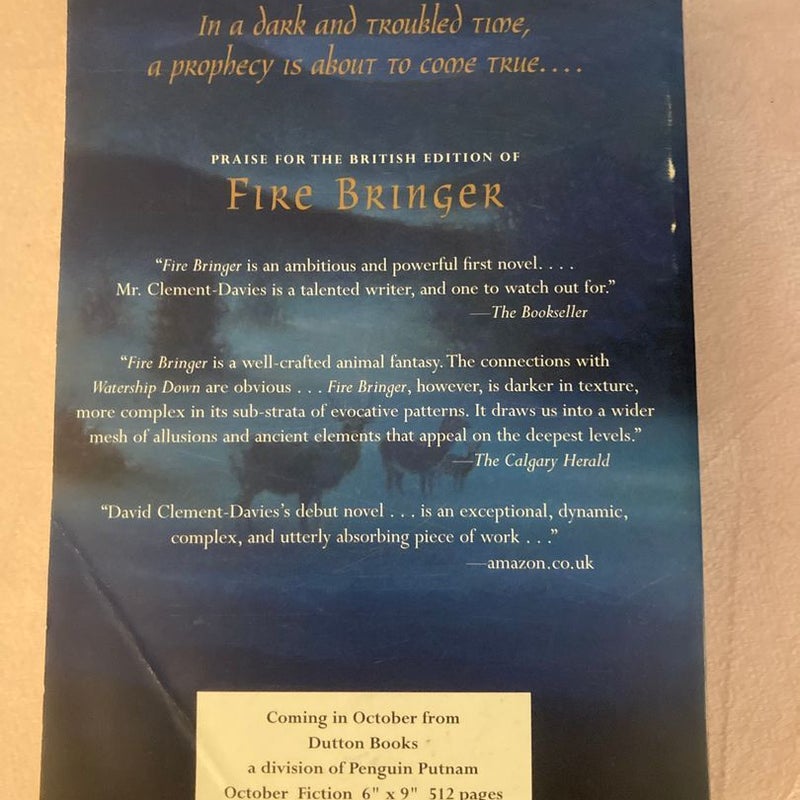 Fire Bringer by David Clement-Davies, Paperback | Pangobooks