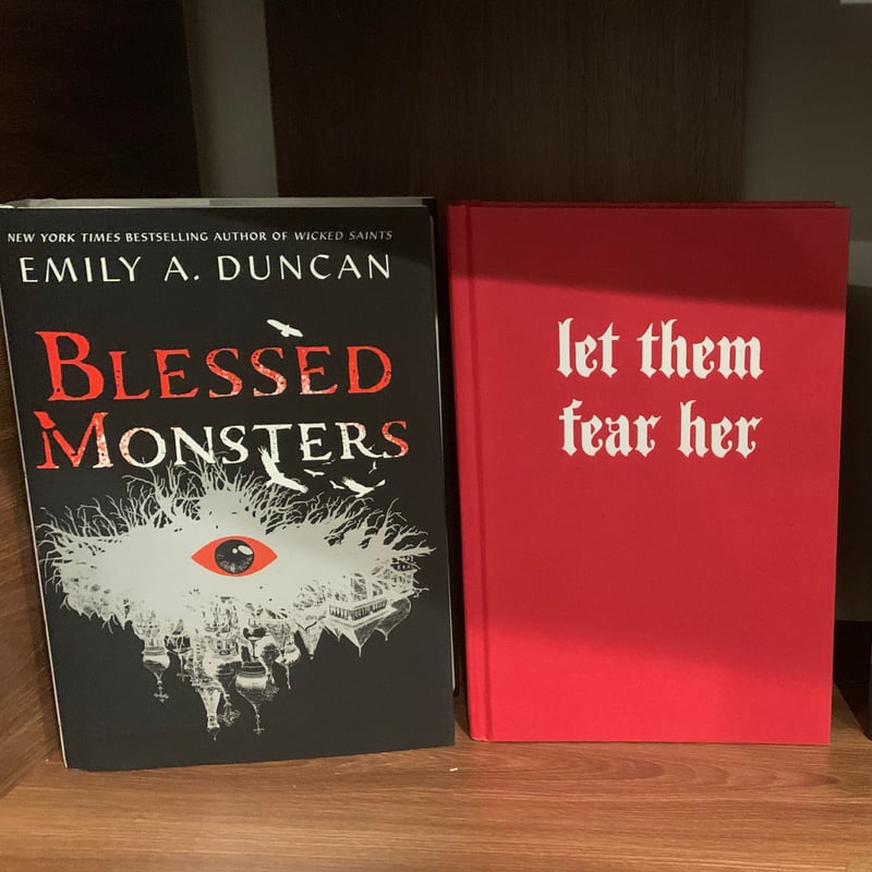 Wicked saine and Blessed monsters owlcrate exclusive t by Emily Duncan ...