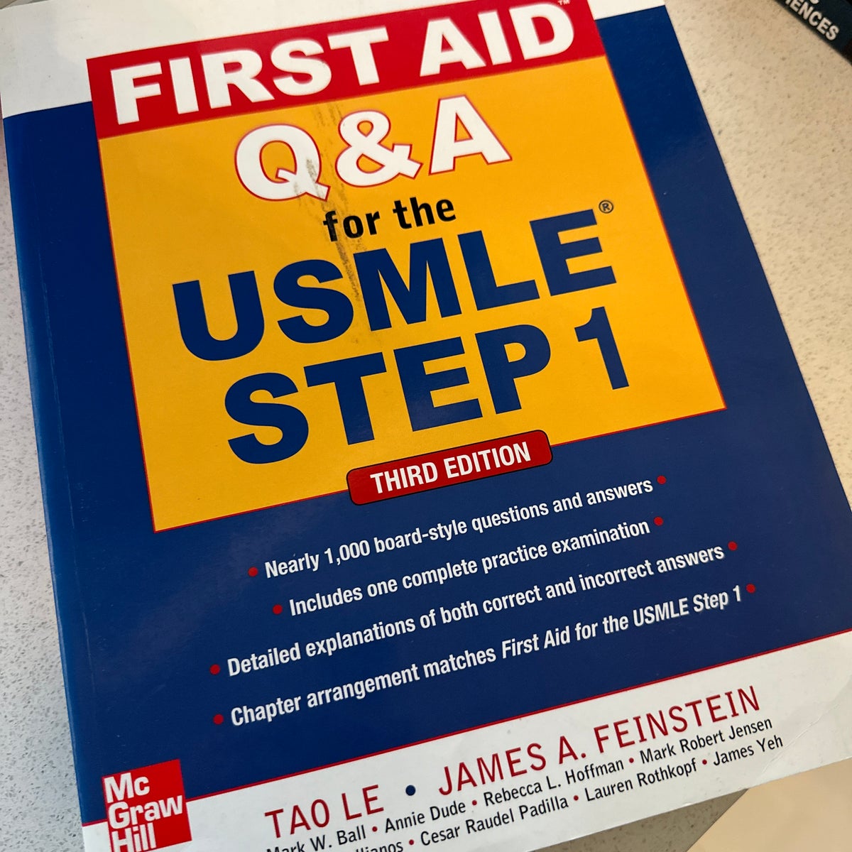 First Aid Q&a for the USMLE Step 1, Third Edition by Tao Le, Paperback ... First Aid Q&a for the USMLE Step 1, Third Edition by Tao Le, Paperback ...
