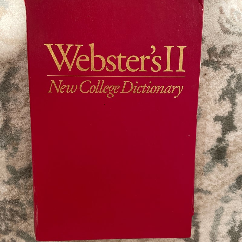 Webster's II New College Dictionary by Webster Staff