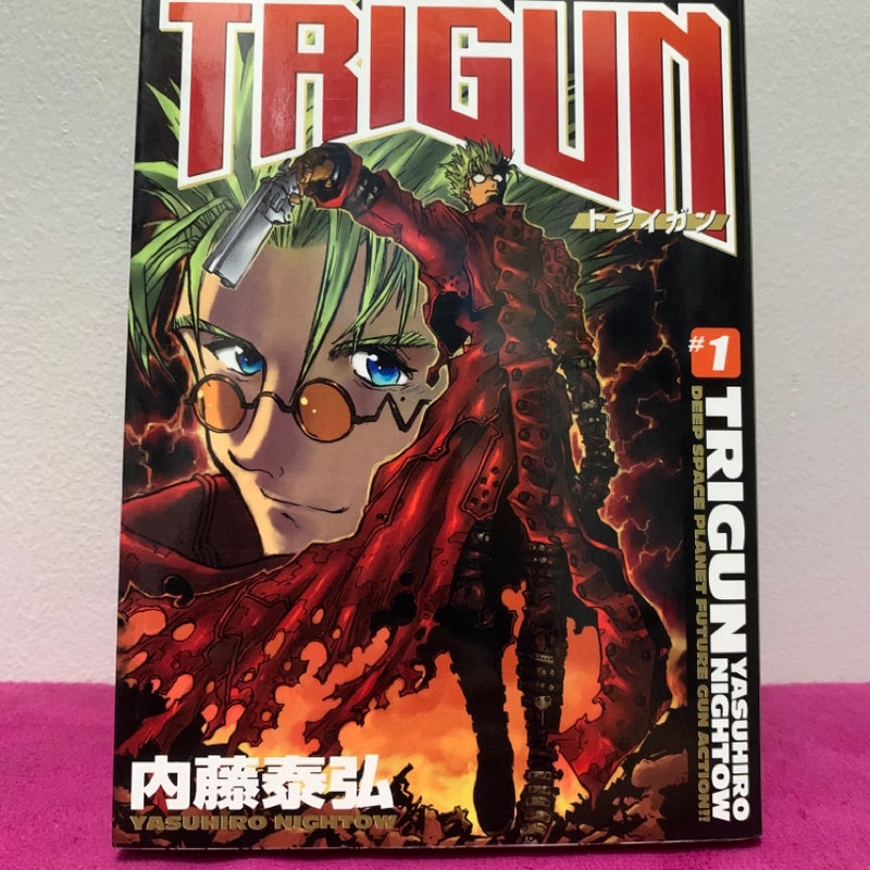 Trigun Volume 1 and 2: Deep Space Planet Future Gun Action!! Japanese Language by Yasuhiro ...