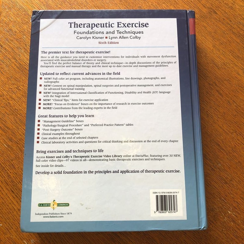 Therapeutic Exercise by Carolyn Kisner