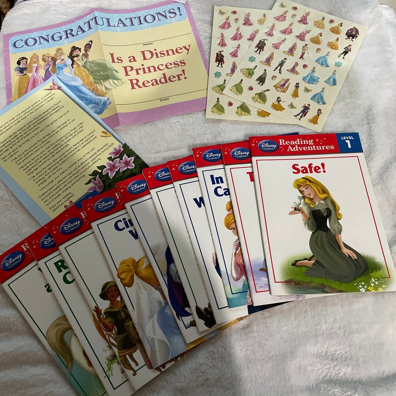 Disney Princess Reading Adventures Disney Princess Level 1 Boxed Set by ...