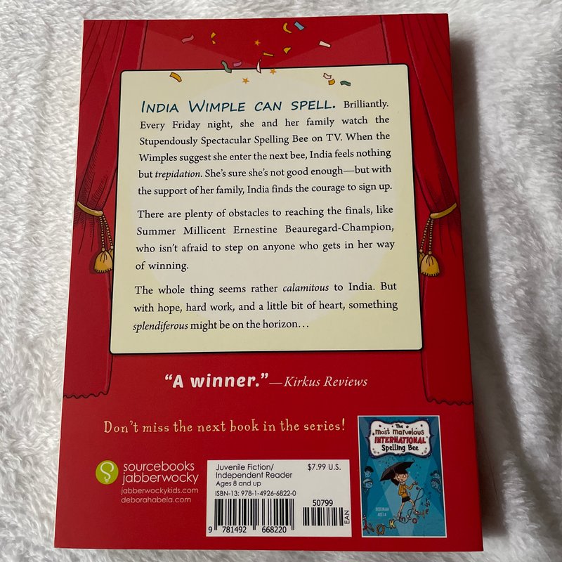 The Stupendously Spectacular Spelling Bee by Deborah Abela